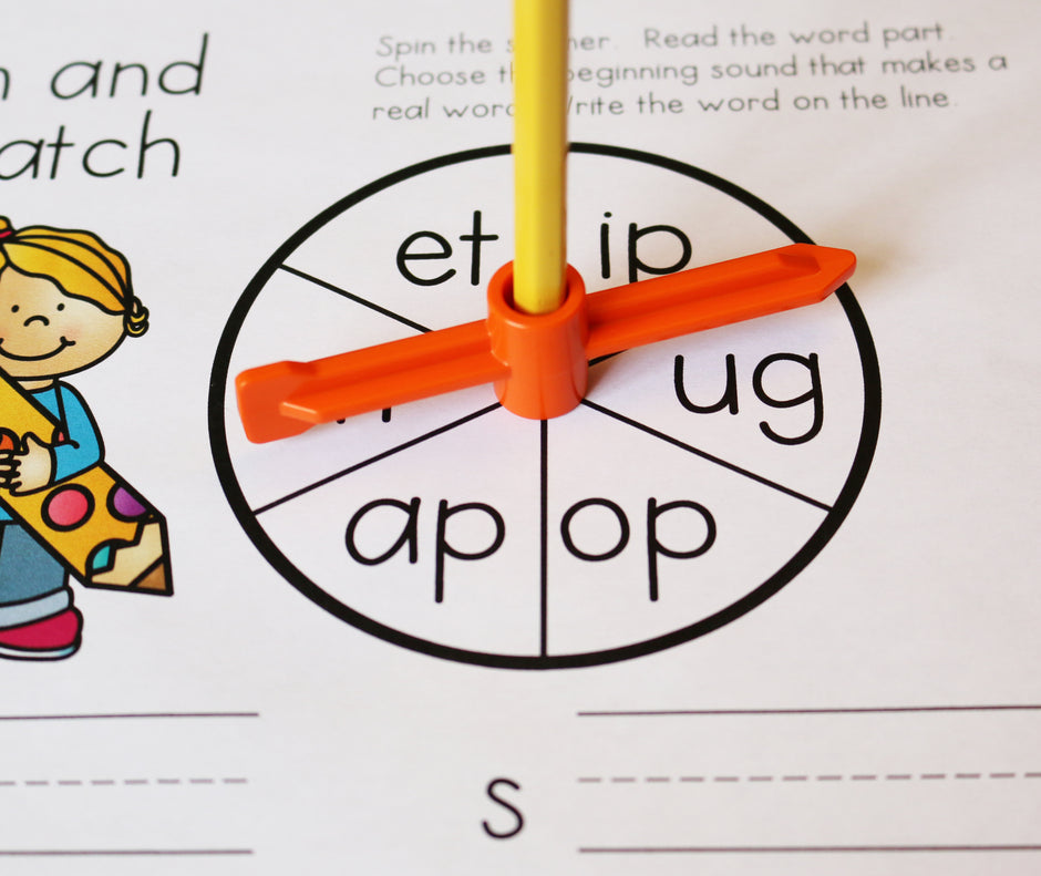 CLASSROOM SPINNER - GAMEBOARD SPINNNER FOR WORKSHEETS – ClassroomSpinner