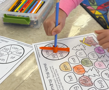 CLASSROOM SPINNER - GAMEBOARD SPINNNER FOR WORKSHEETS – ClassroomSpinner