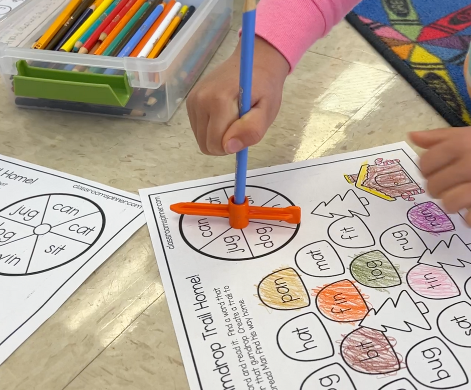 CLASSROOM SPINNER - GAMEBOARD SPINNNER FOR WORKSHEETS – ClassroomSpinner