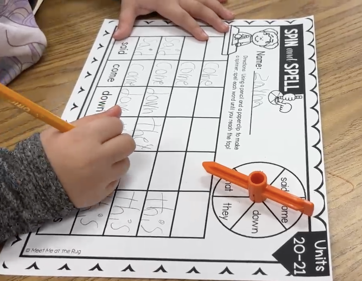 CLASSROOM SPINNER - GAMEBOARD SPINNNER FOR WORKSHEETS – ClassroomSpinner